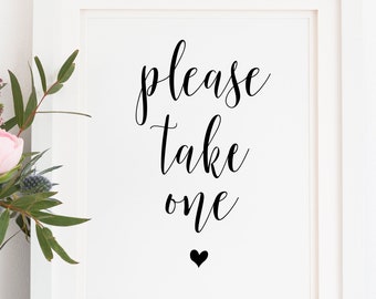 Take one sign | Etsy