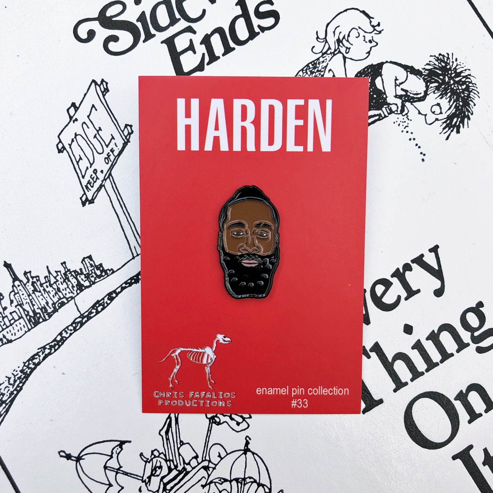 James Harden Enamel Pin LIMITED EDITION Pin Lapel Pin - Etsy