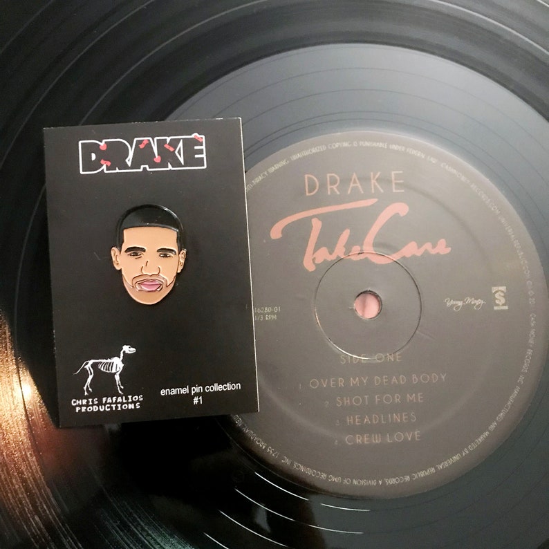 Drake Enamel Pin – Limited Edition 1" Lapel Pin - Etsy