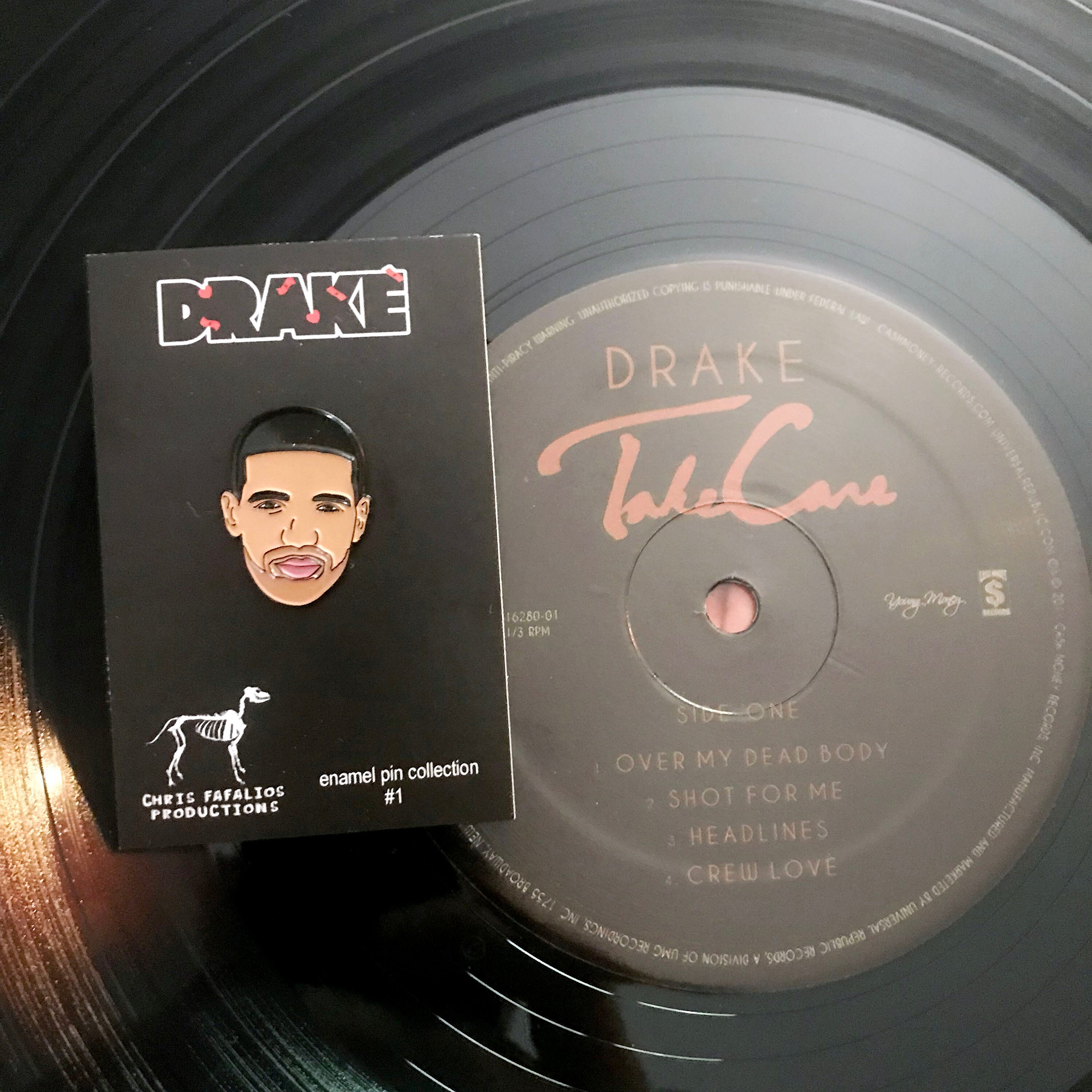 Drake Enamel Pin LIMITED EDITION 1 Pin Lapel Pin - Etsy