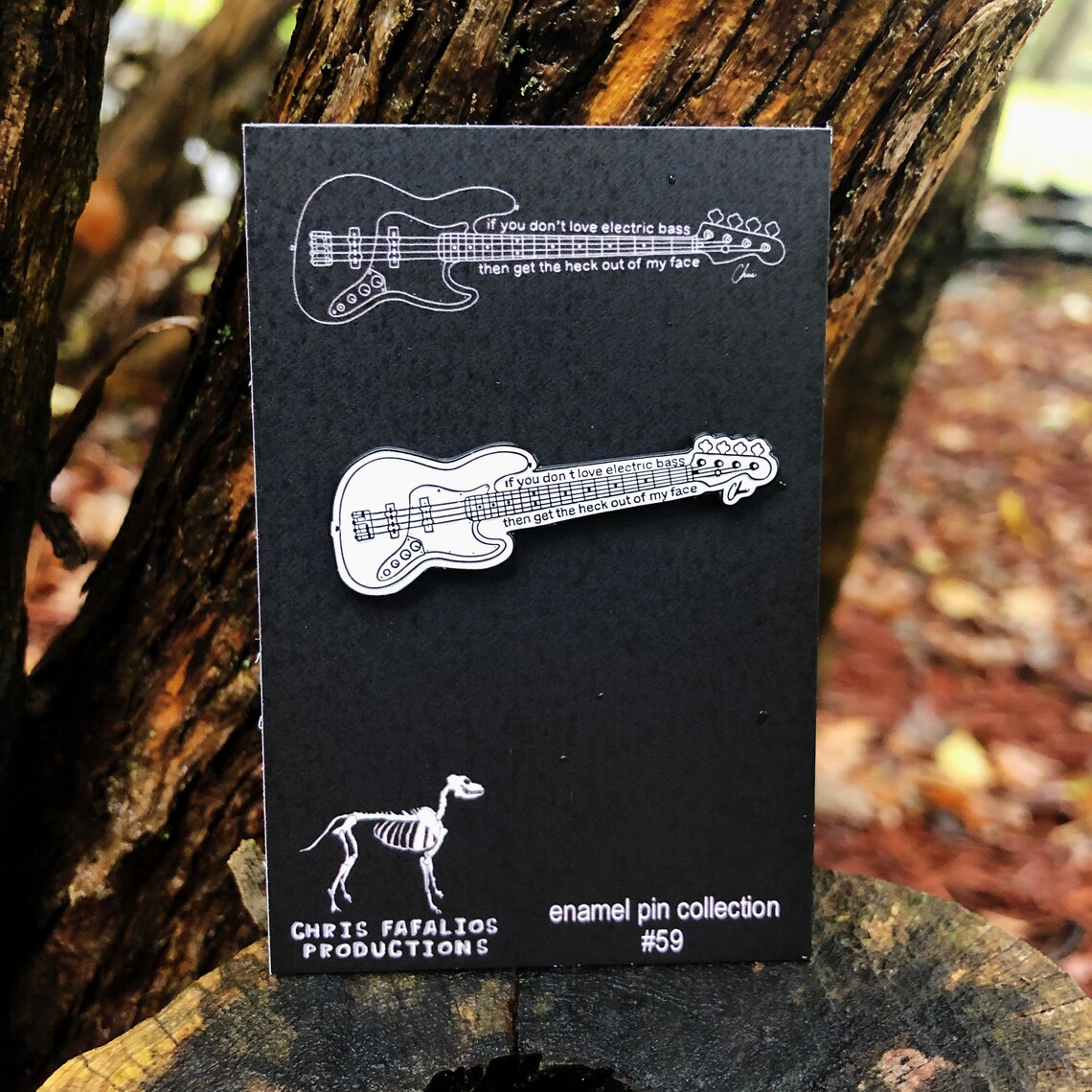 Electric Bass Enamel Pin 1.5 LIMITED EDITION Bass | Etsy