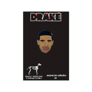 Drake Enamel Pin - LIMITED EDITION 1" Pin - Lapel Pin - OVO - Gift for ...