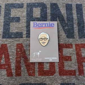 Bernie Sanders Enamel Pin - LIMITED EDITION Pin - Lapel Pin - Bernie ...