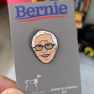 Bernie Sanders Enamel Pin - LIMITED EDITION Pin - Lapel Pin - Bernie ...