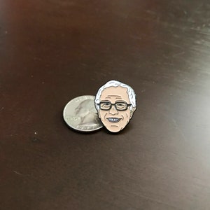 Bernie Sanders Enamel Pin - LIMITED EDITION Pin - Lapel Pin - Bernie ...