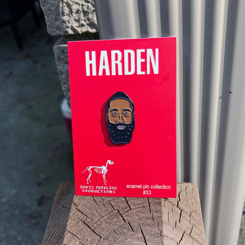 James Harden Enamel Pin LIMITED EDITION Pin Lapel Pin - Etsy