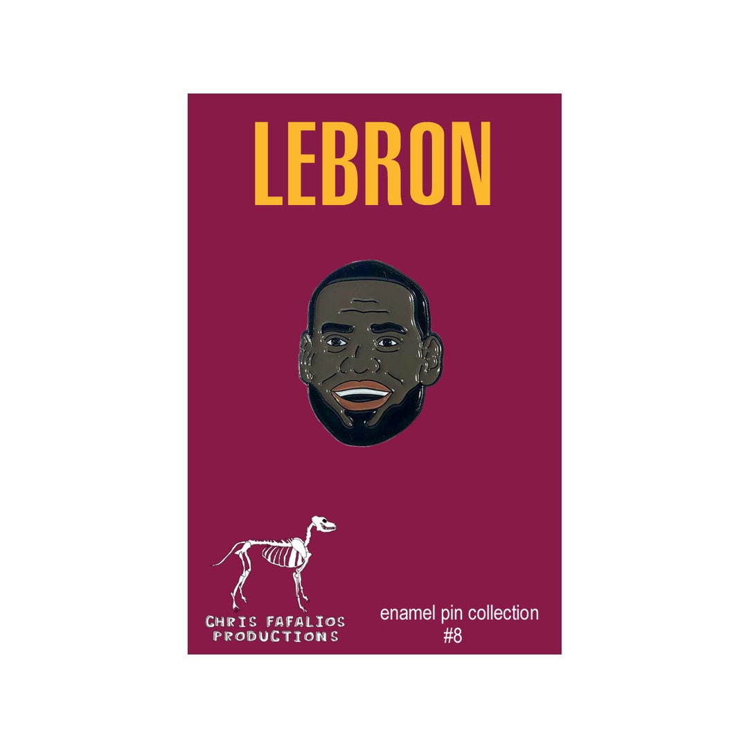 Lebron James Enamel Pin - Limited Edition NBA Lapel Pin - Etsy