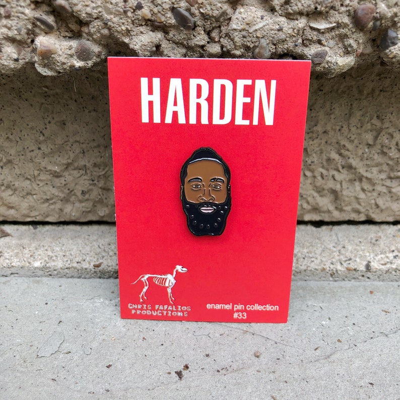 James Harden Enamel Pin LIMITED EDITION Pin Lapel Pin - Etsy