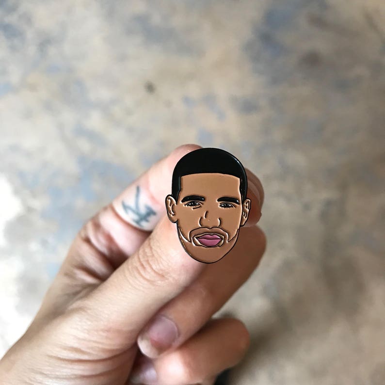 Drake Enamel Pin – Limited Edition 1" Lapel Pin - Etsy