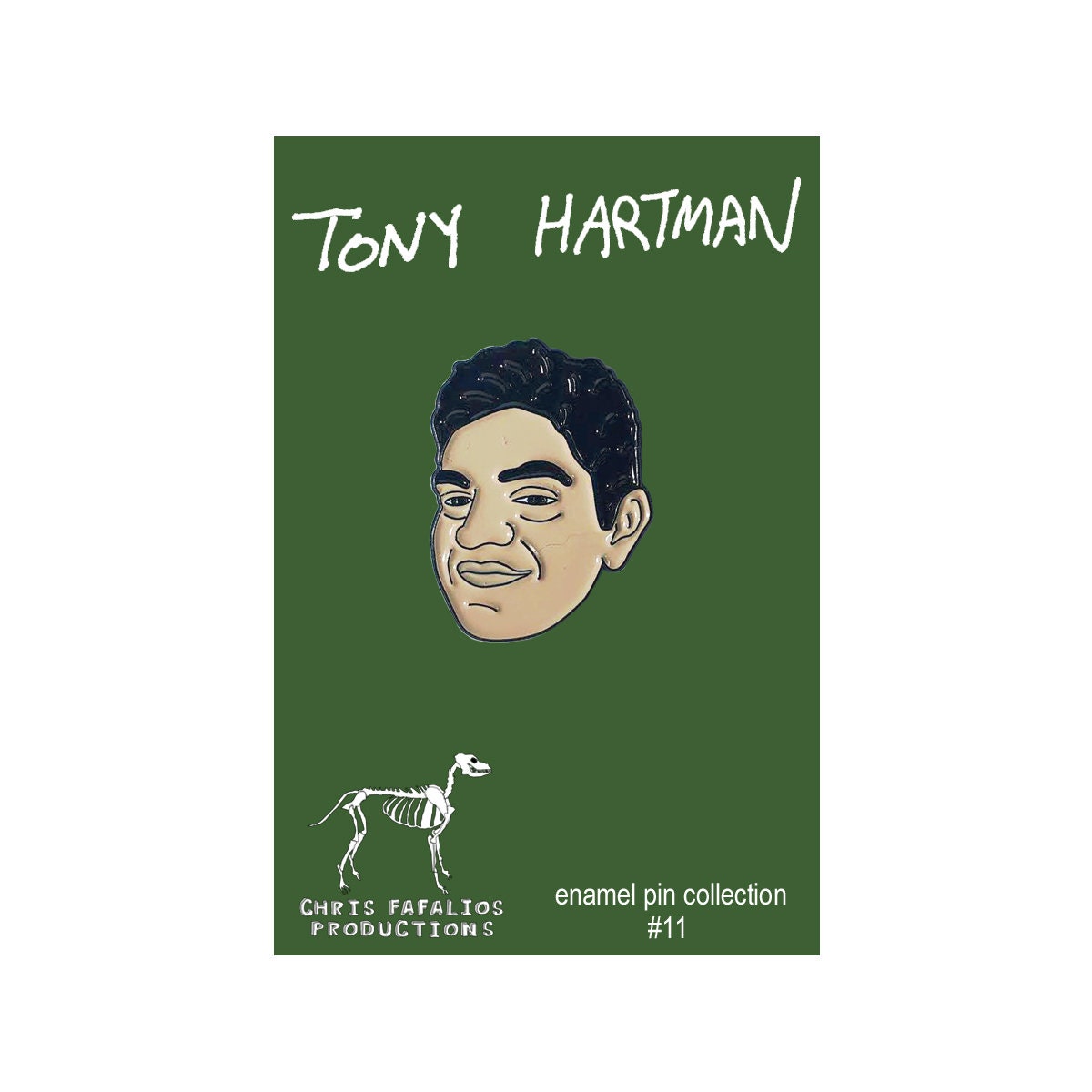 Tony Hartman enamel pin LIMITED EDITON pin lapel pins | Etsy