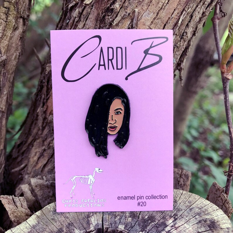 Cardi B Enamel Pin LIMITED EDITION Pin Gifts for Her - Etsy