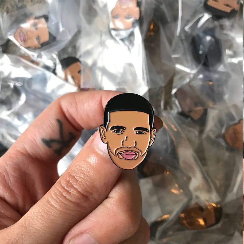 Drake Enamel Pin – Limited Edition 1" Lapel Pin - Etsy