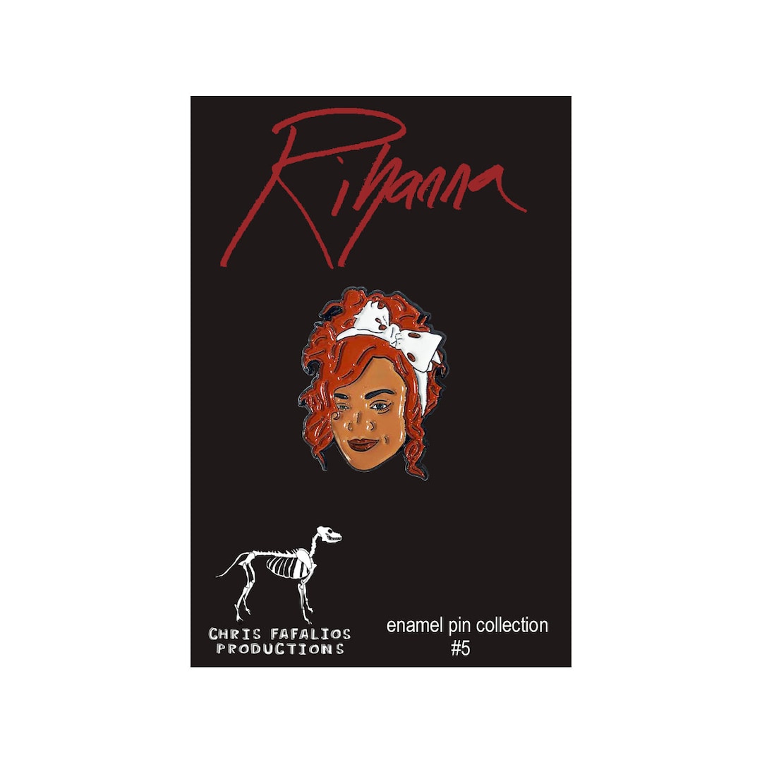 Rihanna Enamel Pin - Limited Edition Pop Culture Lapel Pin - Etsy