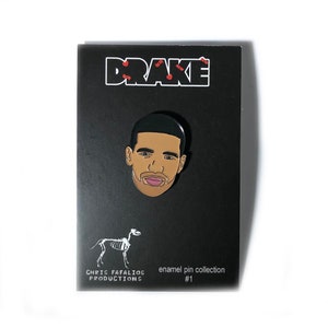 Drake Enamel Pin - LIMITED EDITION 1" Pin - Lapel Pin - OVO - Gift for ...
