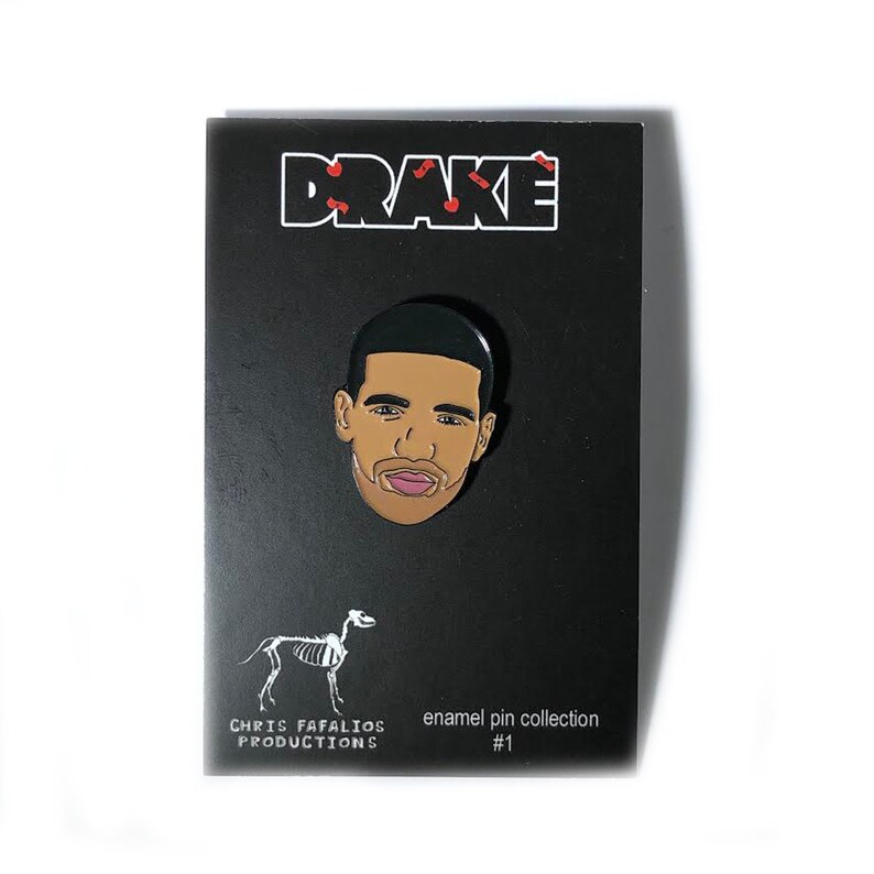 Drake Enamel Pin LIMITED EDITION 1 Pin Lapel Pin - Etsy
