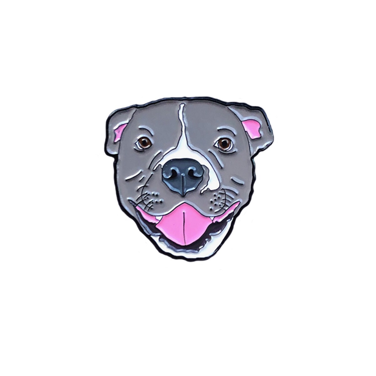 Pitbull Enamel Pin Pit Bull Lovers Dog Gift Pitbull Gift - Etsy