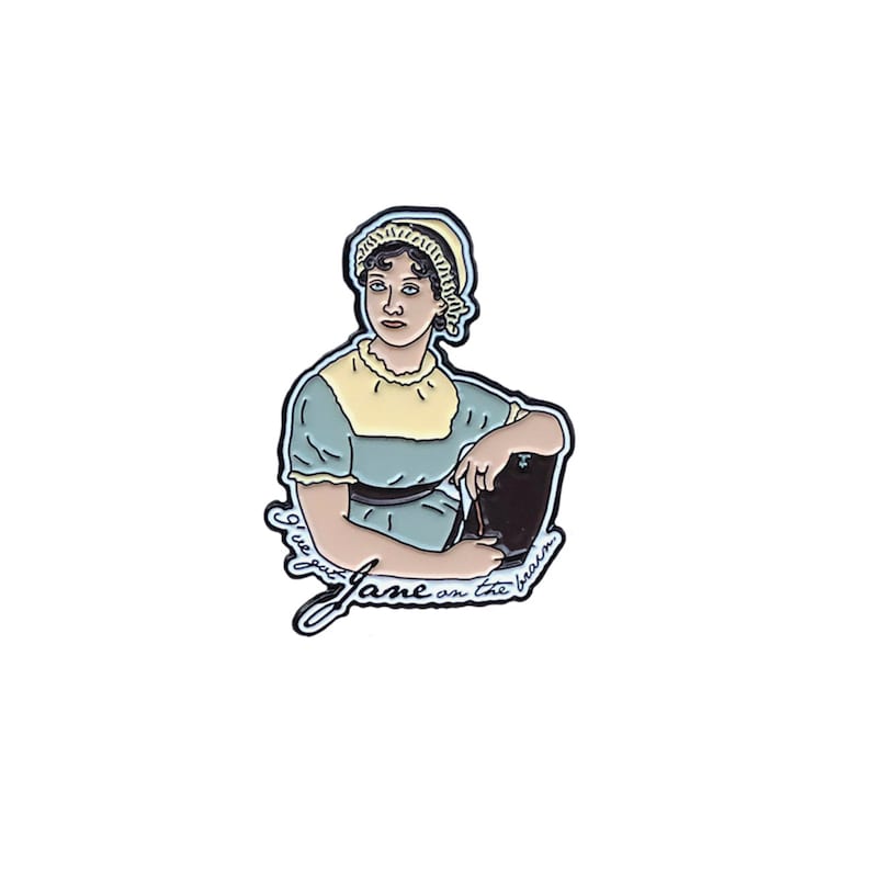 Jane Austen Enamel Pin: Literary Gift for Book Lovers - Etsy