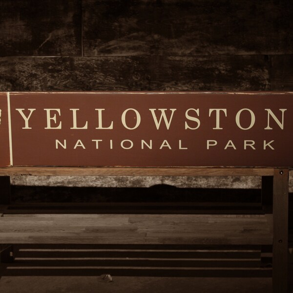 Yellowstone Sign - Etsy