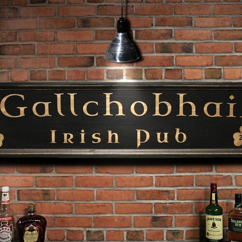 Personalized Irish Pub Sign Custom Bar Signage Tavern Home | Etsy