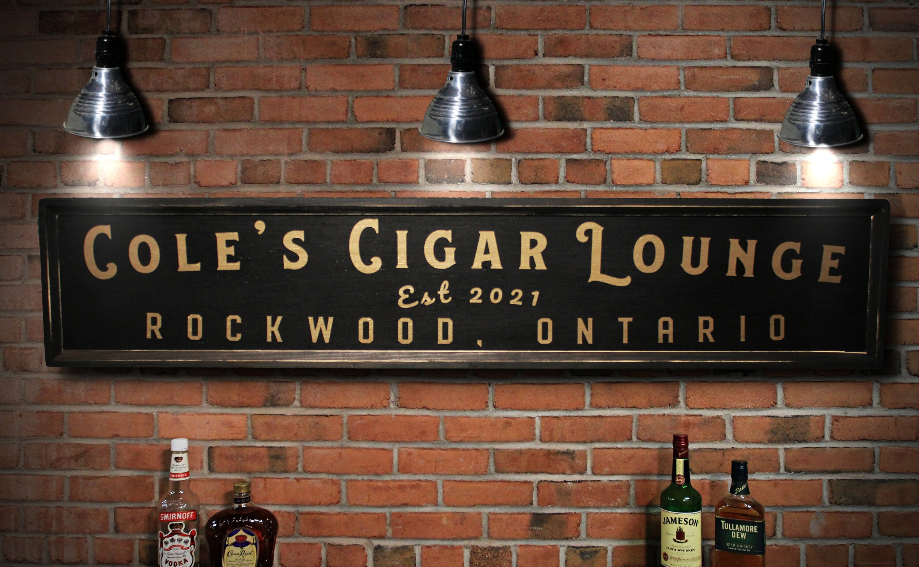 Personalized BAR SIGN Custom Bar Sign for Home Bar Man Cave - Etsy Canada