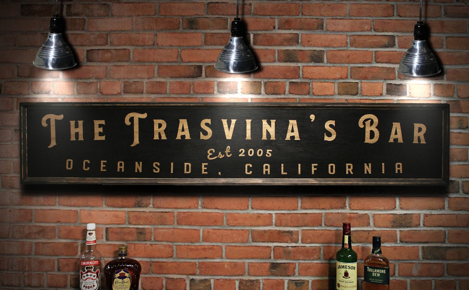 Personalized BAR SIGN Custom Bar Sign for Home Bar Man Cave - Etsy Canada