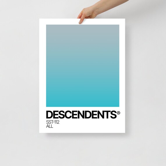 Descendents ALL Minimalist Punk Poster Pantone - Etsy