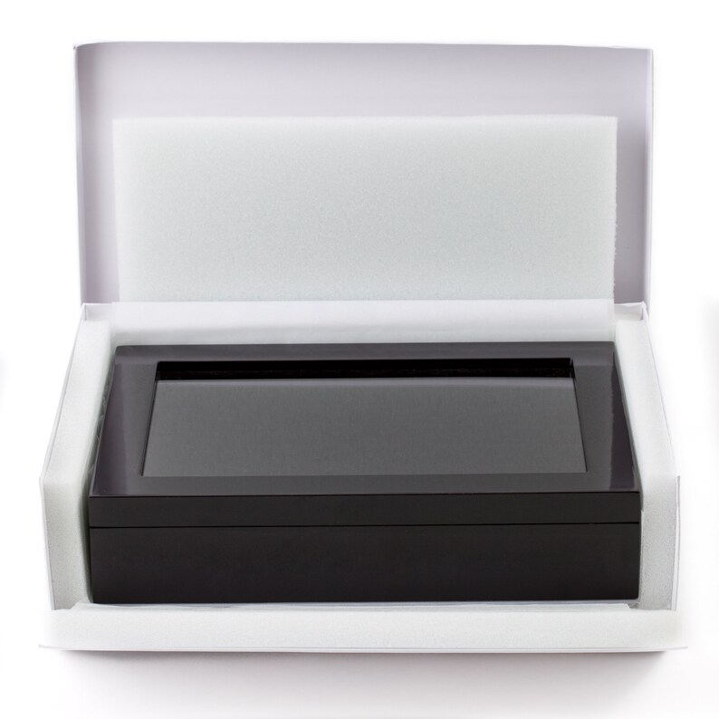 Cufflinks & Rings Storage Case Glossy Black Wood 36 Pair - Etsy