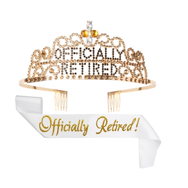 Retirement Tiara - Etsy