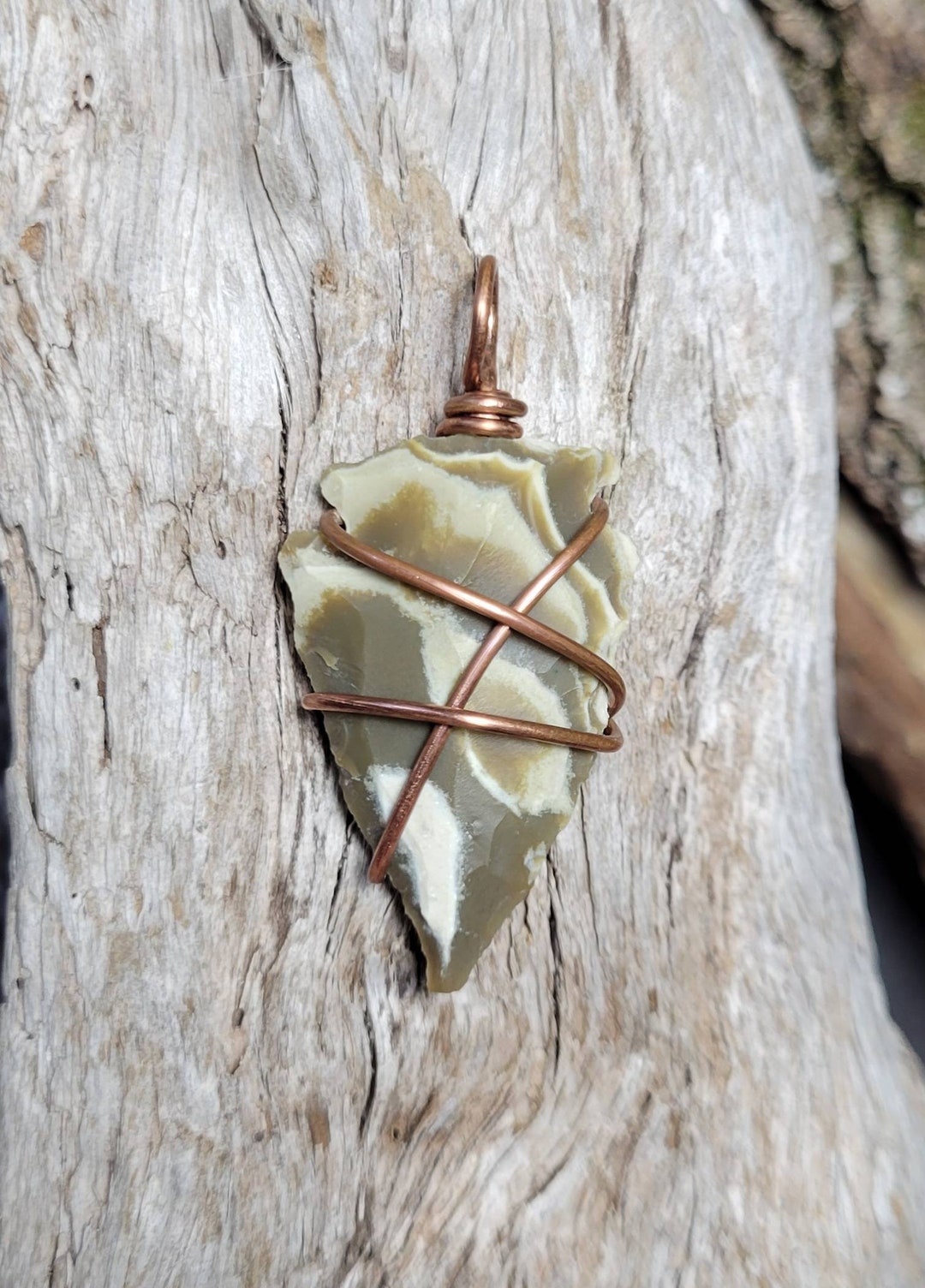 Arrowhead Pendant, Copper Arrowhead Pendant, Copper Arrowhead Necklace ...