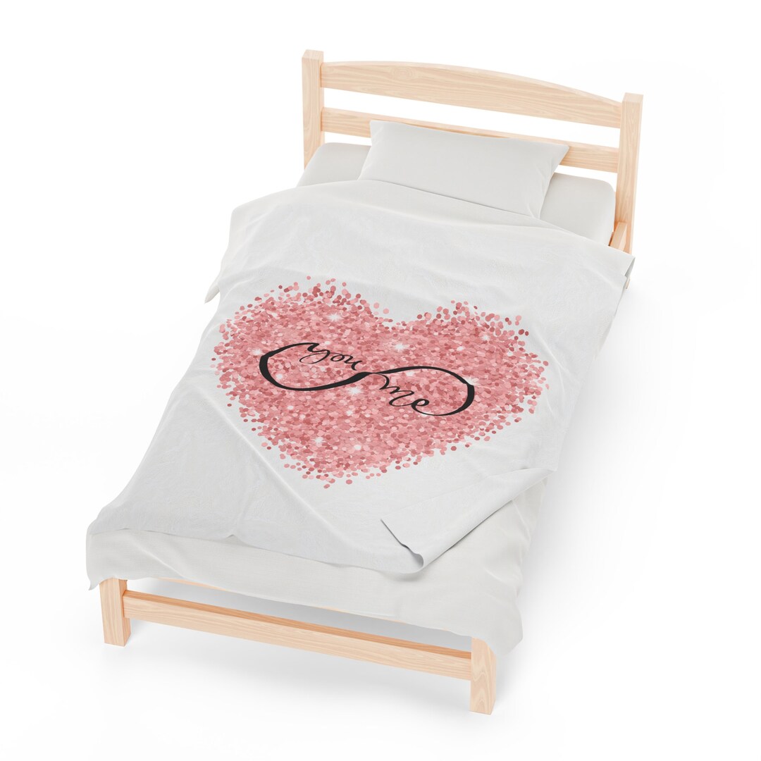 You Me Infinity Blanket, Valentines Day Gift, Love Blanket, Soft ...
