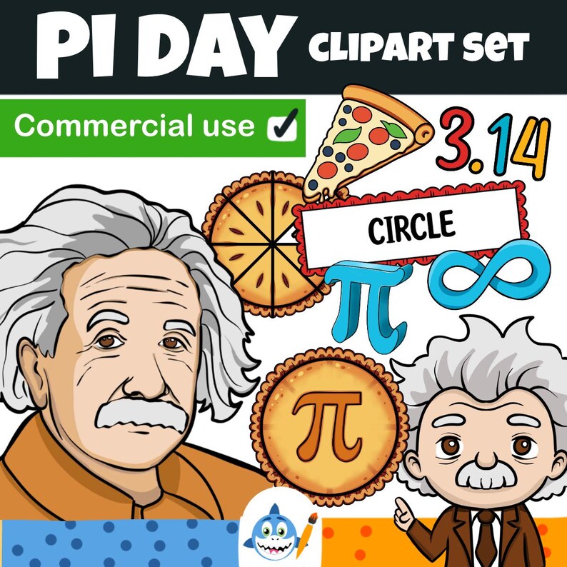 Pi Day Clip Art Set - Commercial Use - Math Clipart PNG - Etsy