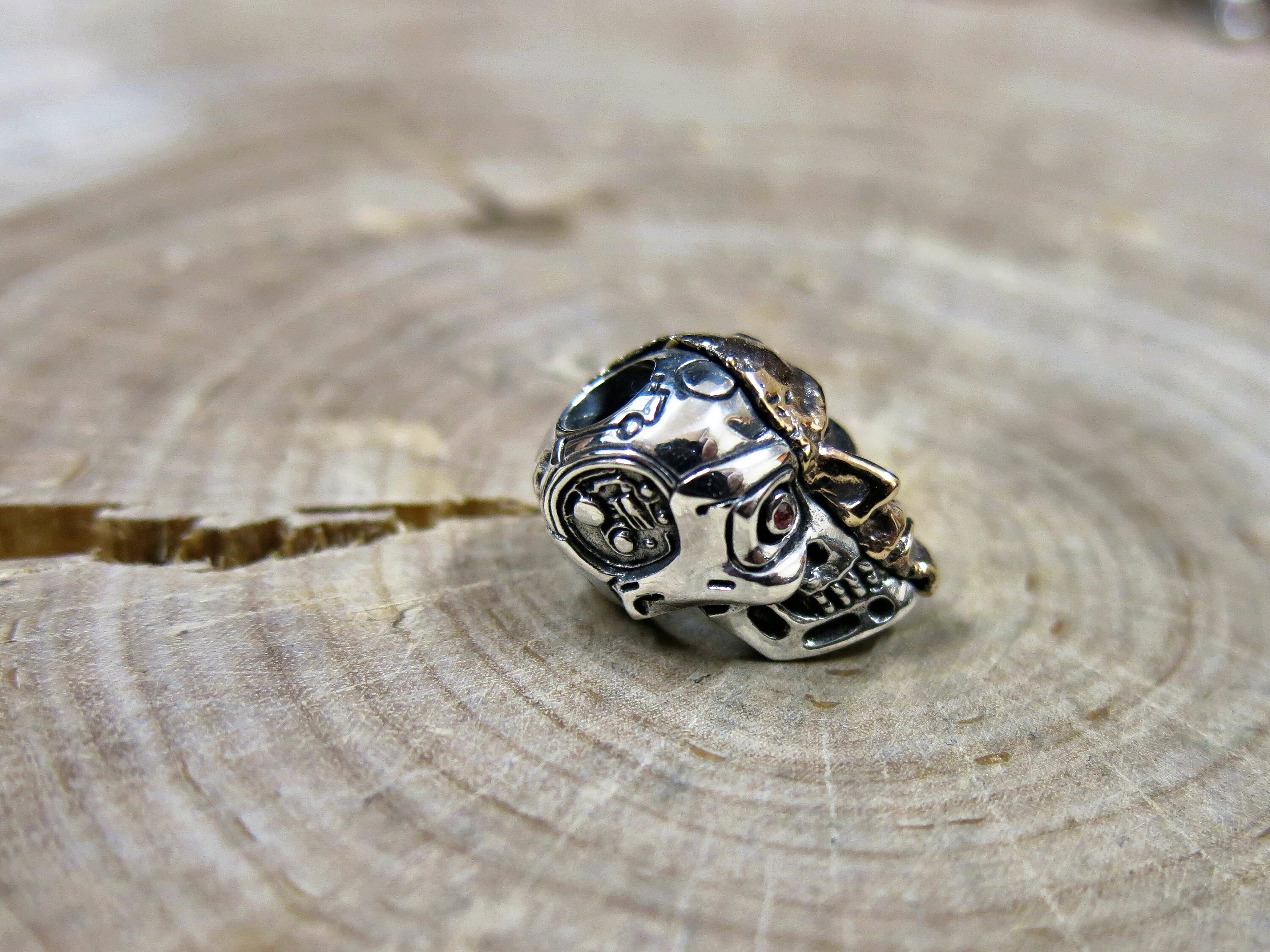 Terminator Skull beadParacord Bead Knife beads lanyard | Etsy