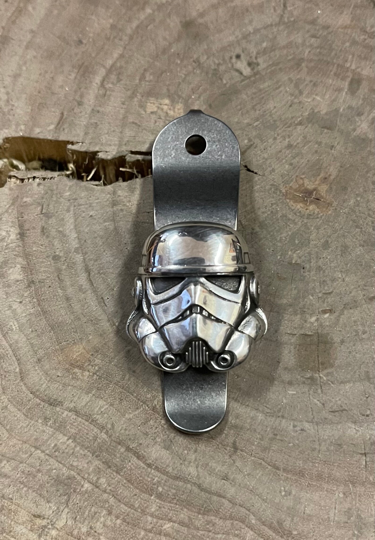 Handmade Titanium Clip With XL Sterling Silver storm - Etsy