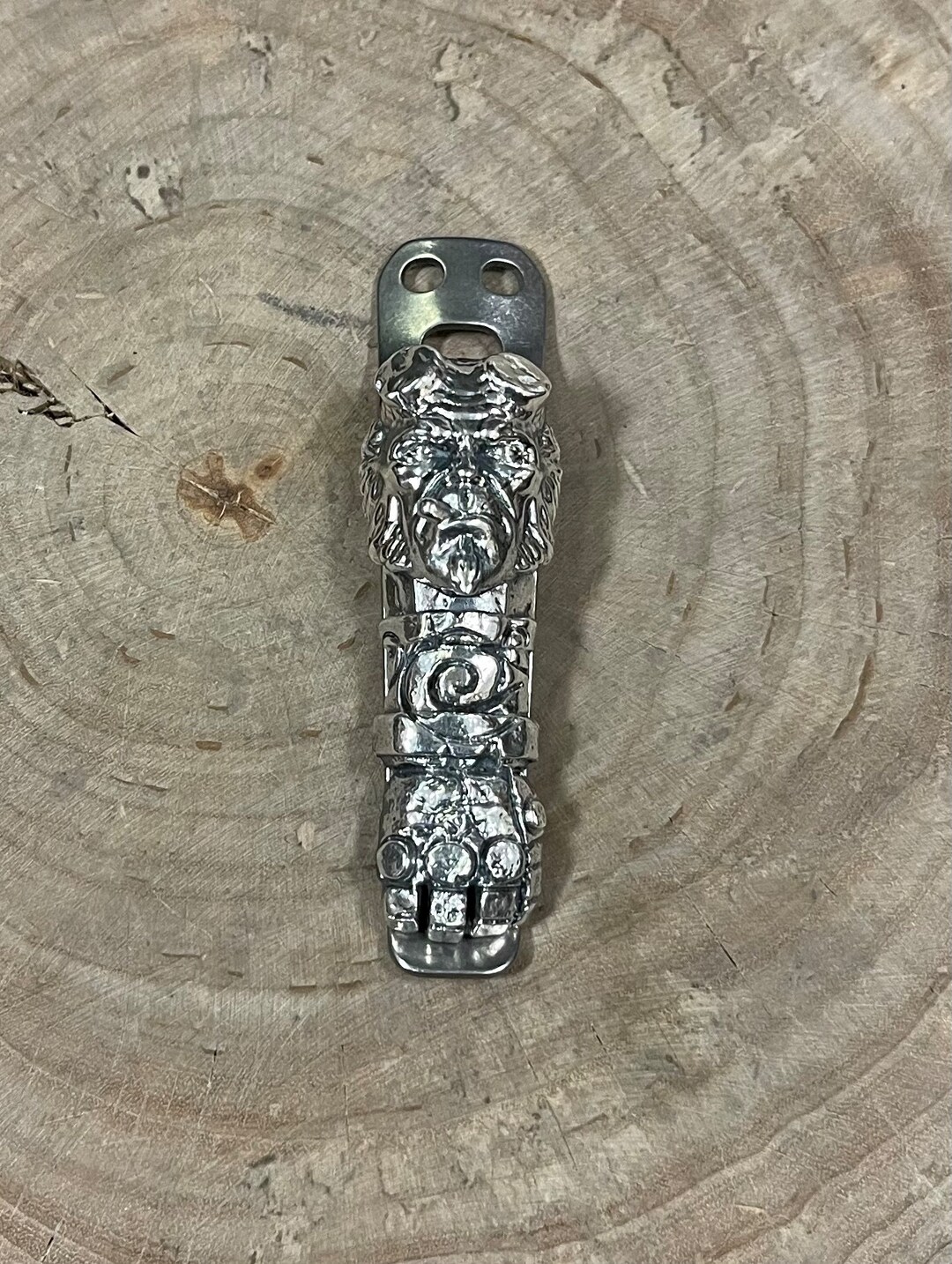 Handmade Titanium Clip With Sterling Silver "hellboy" for TCR20(21 ...