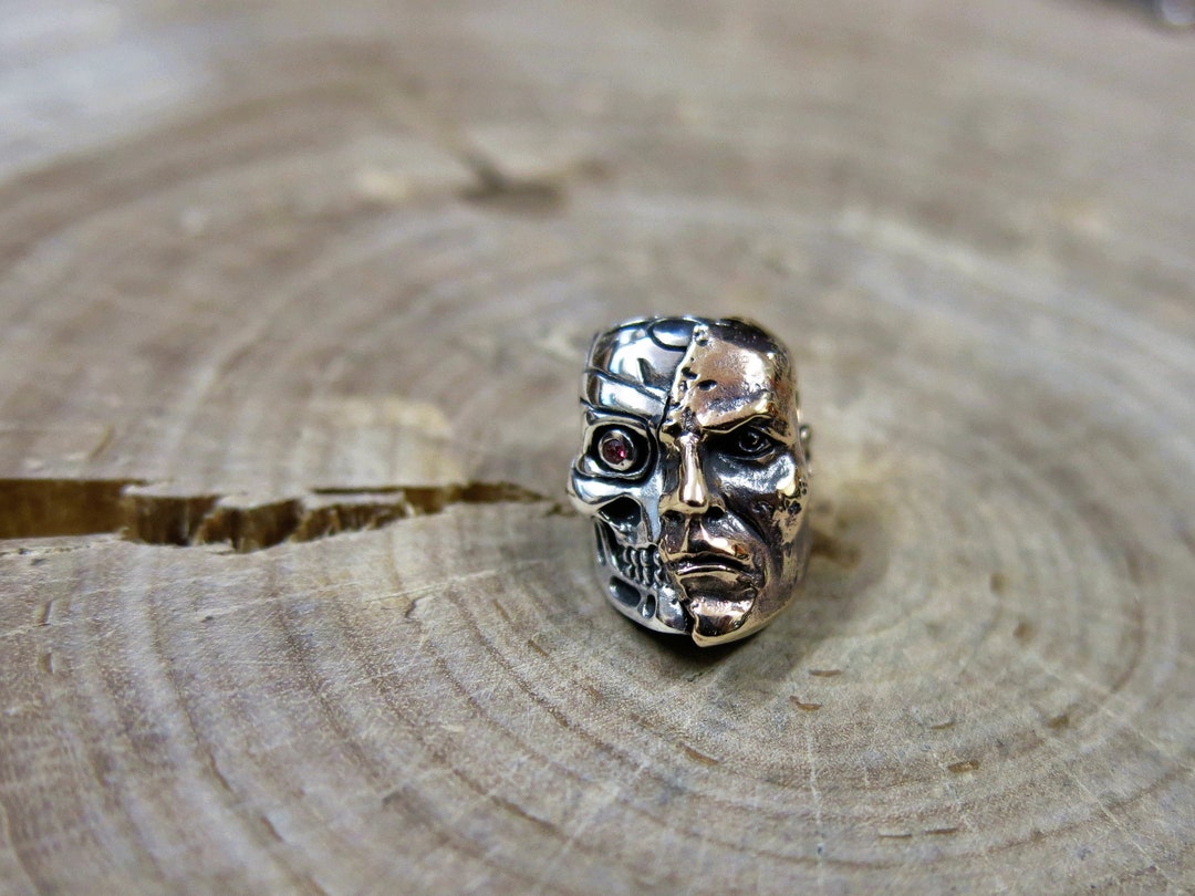 Terminator Skull Bead,paracord Bead, Knife Beads, Lanyard Beads ...