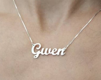 Silver Gwen Necklace | Etsy