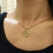 14k Solid Gold Sacred Geometry Sacred Charm Star of - Etsy