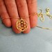 14k Solid Gold Sacred Geometry Sacred Charm Star of - Etsy