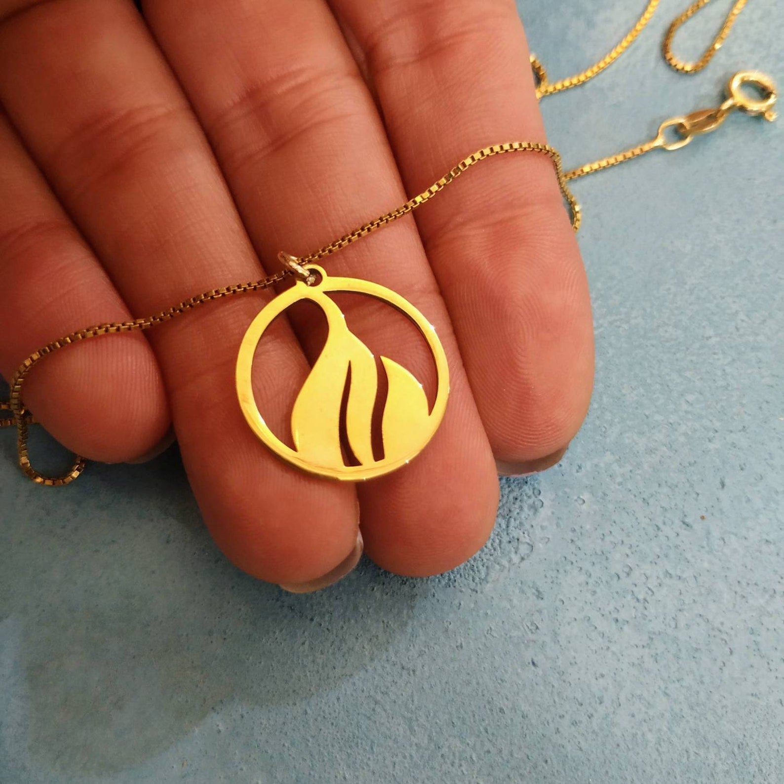 Fire Element Fire Necklace Flame Charm Fire Pendant 4 - Etsy