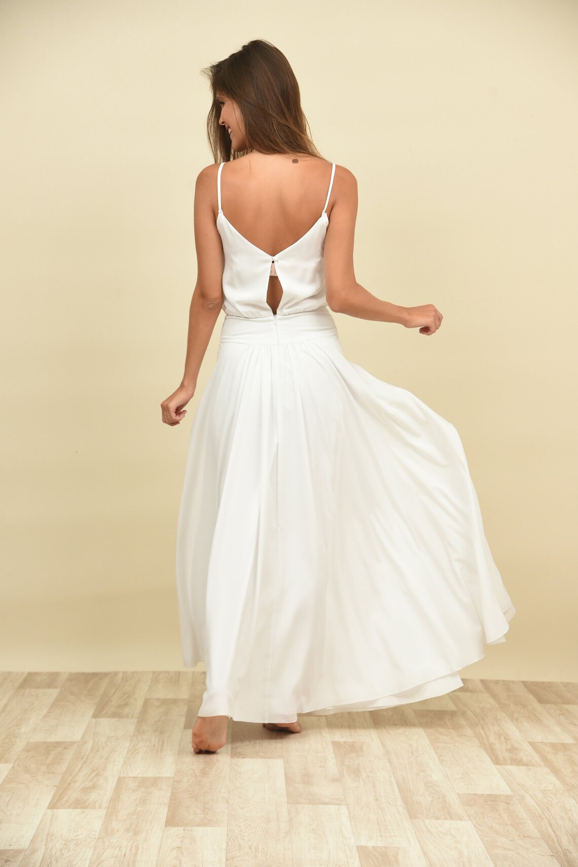 2 Piece Wedding Dress 2 Parts Wedding Dress Separates - Etsy