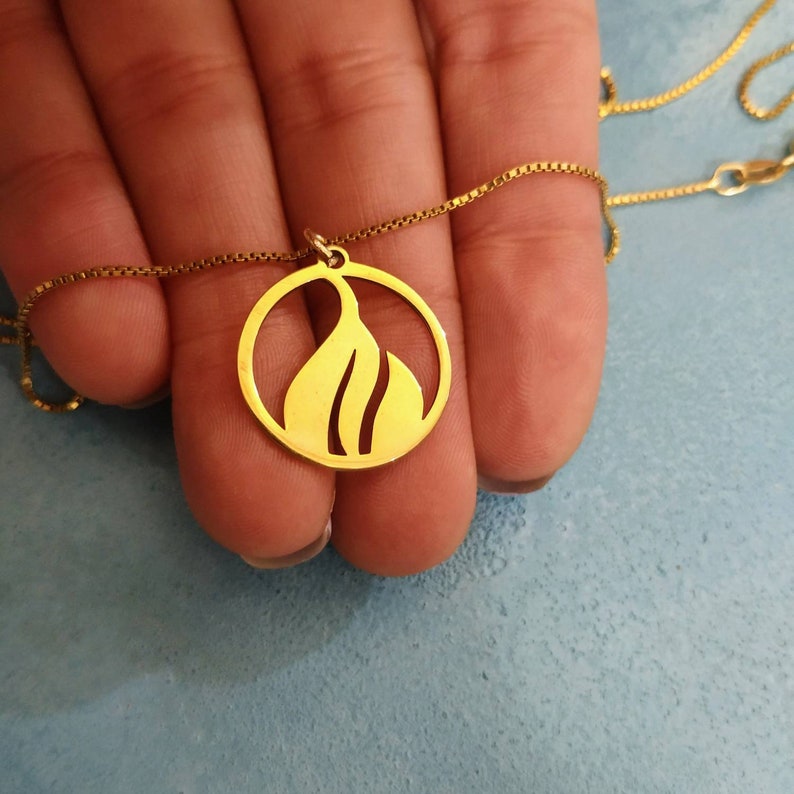 Fire Element Fire Necklace Flame Charm Fire Pendant 4 - Etsy