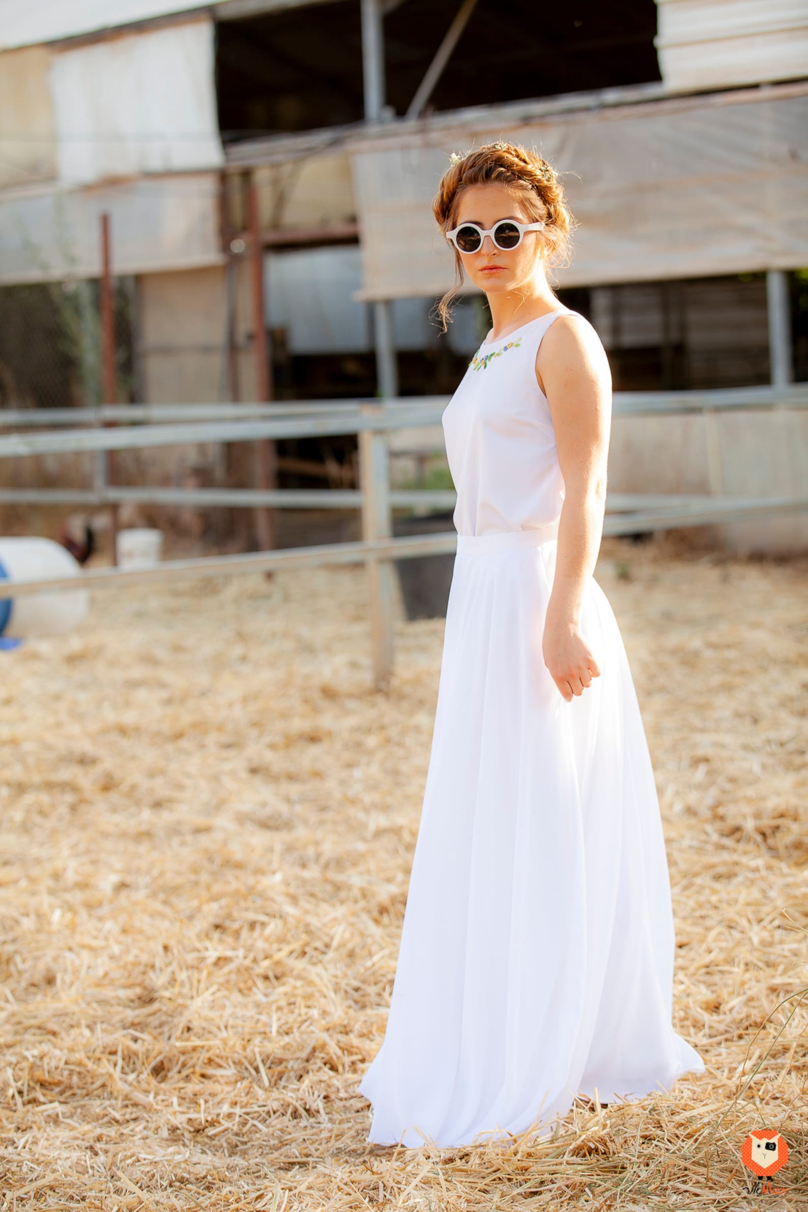 Native American Inspired Wedding Dress Floral Embroidered - Etsy