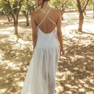 Two Parts Wedding Dress / Simple Wedding Dress for Summer / Boho ...