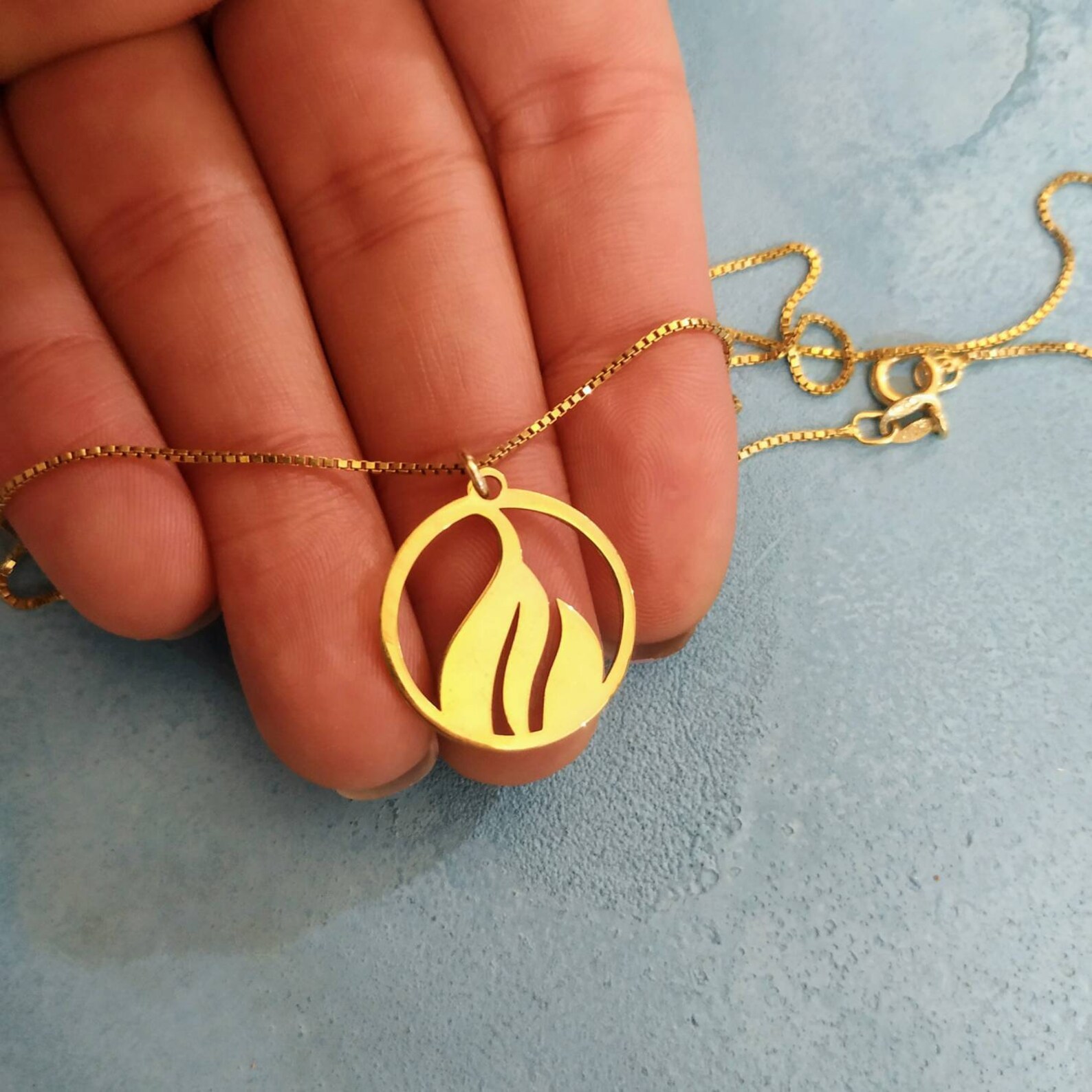 Fire Element Fire Necklace Flame Charm Fire Pendant 4 - Etsy