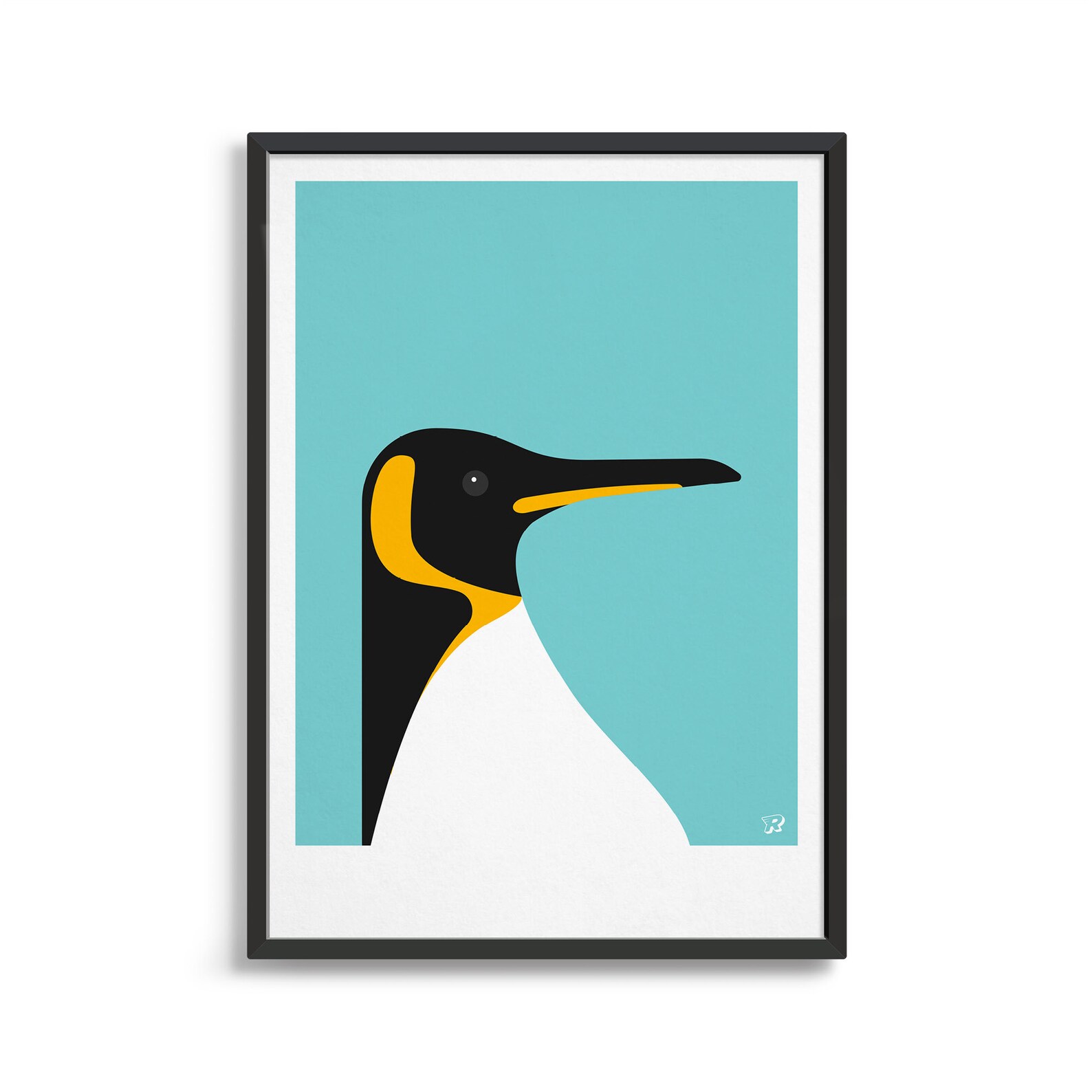 Penguin Wall Art / Modern Design Bird Print / Animal Home Decor ...