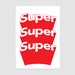 Super Typography Poster / Fun Wall Art Gift Ideas for a Friend Who's a ...