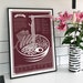 Limited Edition 'ramen' Infographic Print / Pantone Art Monotone Poster ...
