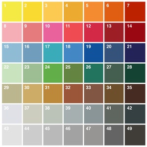 Custom Colour and Typography Art Print / Personalised Modern Minimalist ...