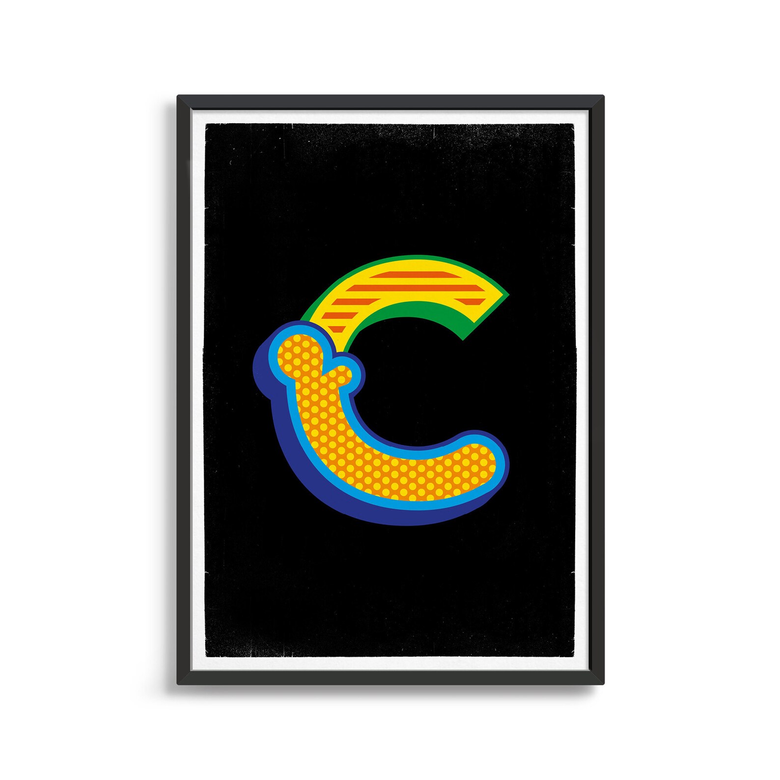 Personalised Letter Poster / Typography Letter Art Print / - Etsy UK