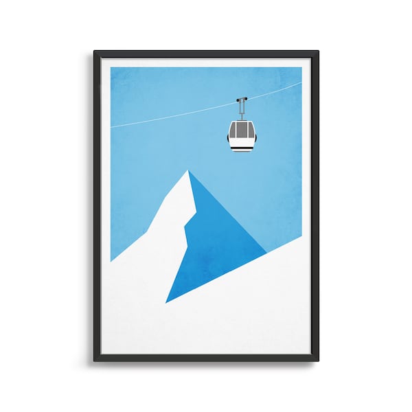 Ski Poster - Etsy